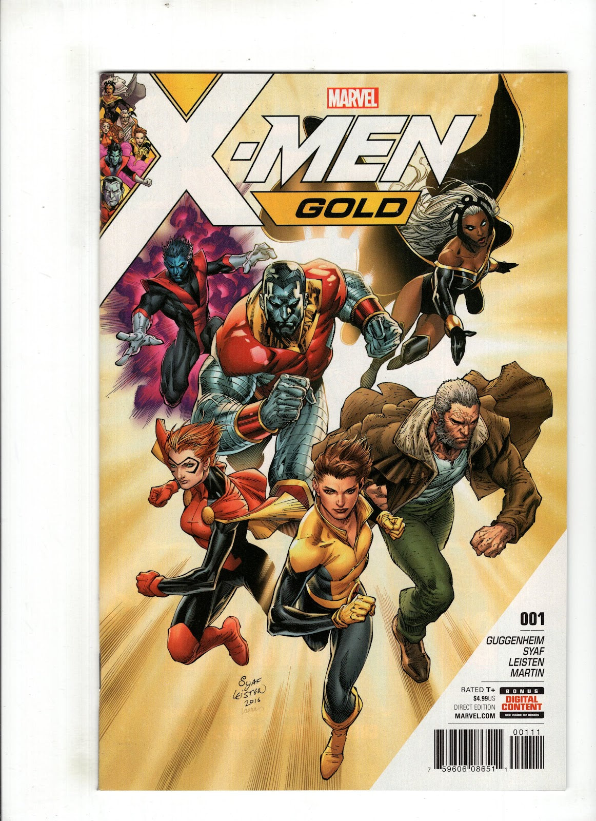 X-Men: Gold, Vol. 2 #1 (Cvr A) (2017) Ardian Syaf Marvel Comics comics ...