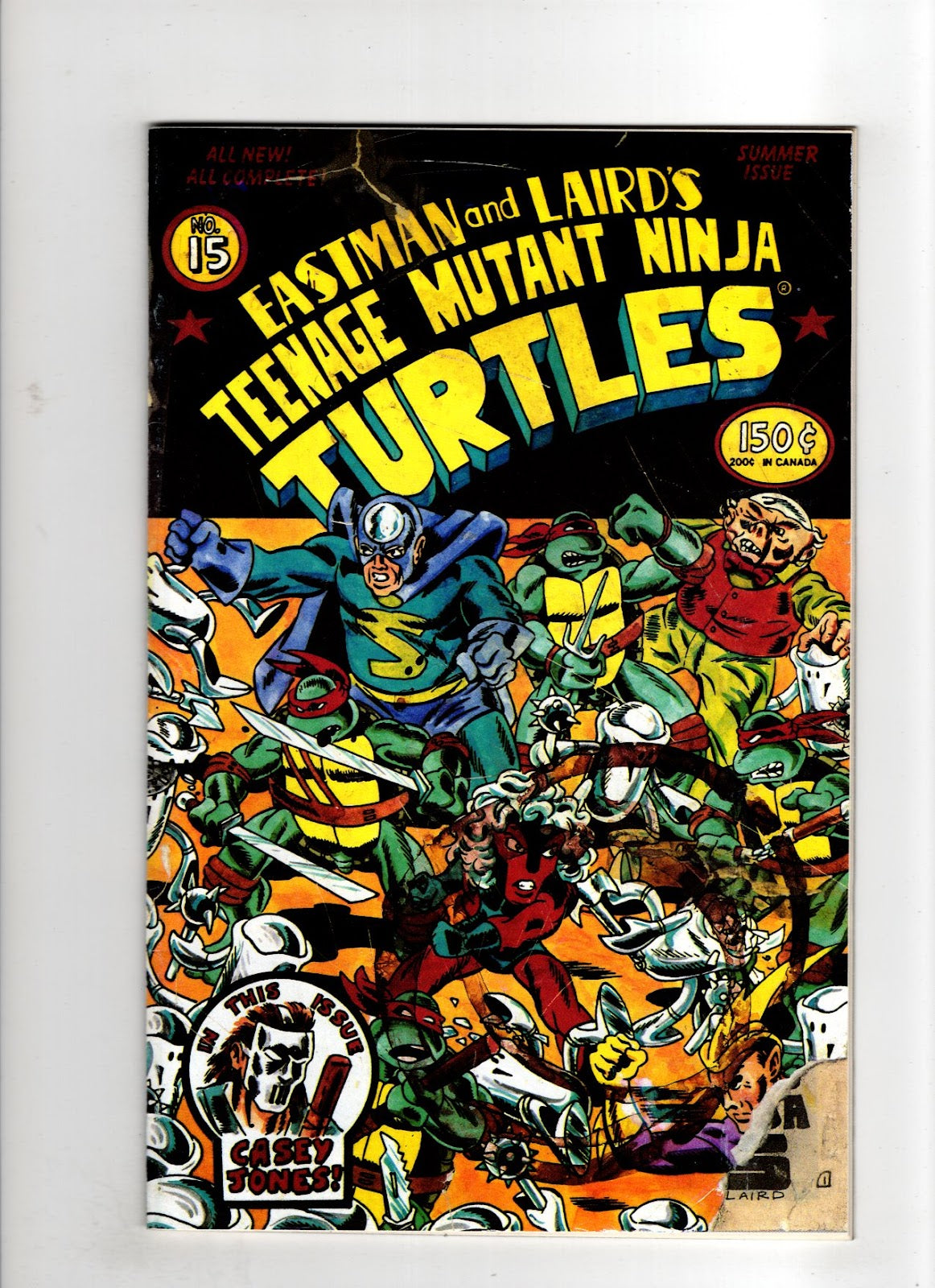 Teenage Mutant Ninja Turtles, Vol. 1 #15 (1988) Mirage Publishing ...