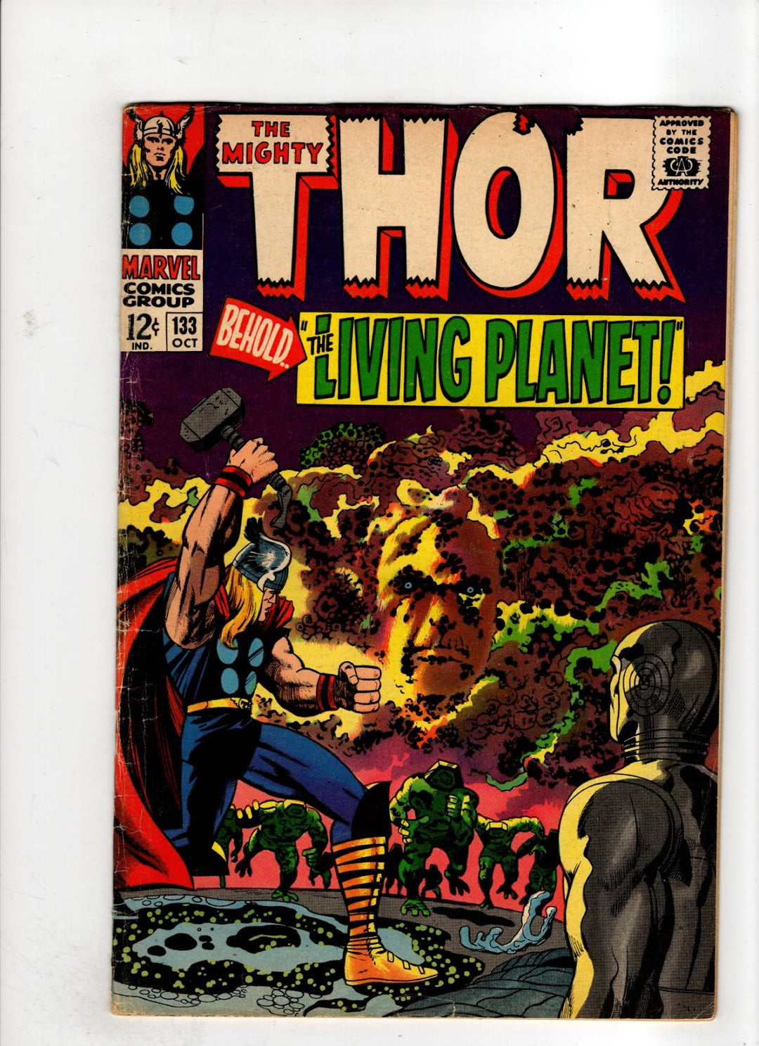 Thor, Vol. 1 #133 (1966) 1st full app. Ego the Living Planet Marvel ...