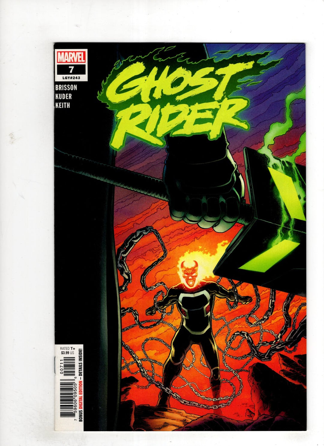 Ghost Rider, Vol. 8 #7 (Cvr A) (2020) Aaron Kuder & Jason Keith Marvel ...