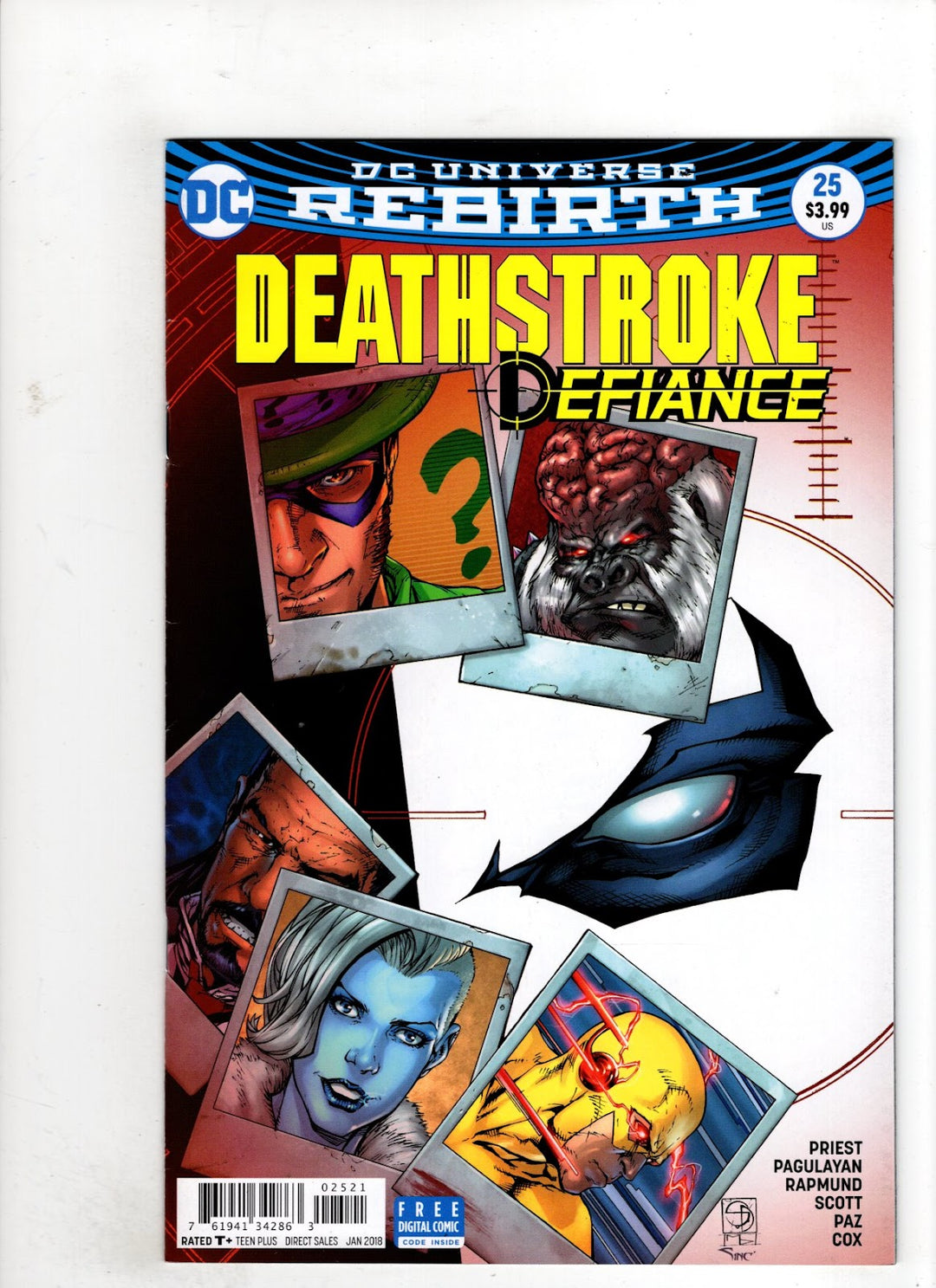 Deathstroke, Vol. 4 #25 (Cvr B) (2017) Variant Shane Davis & Michelle ...