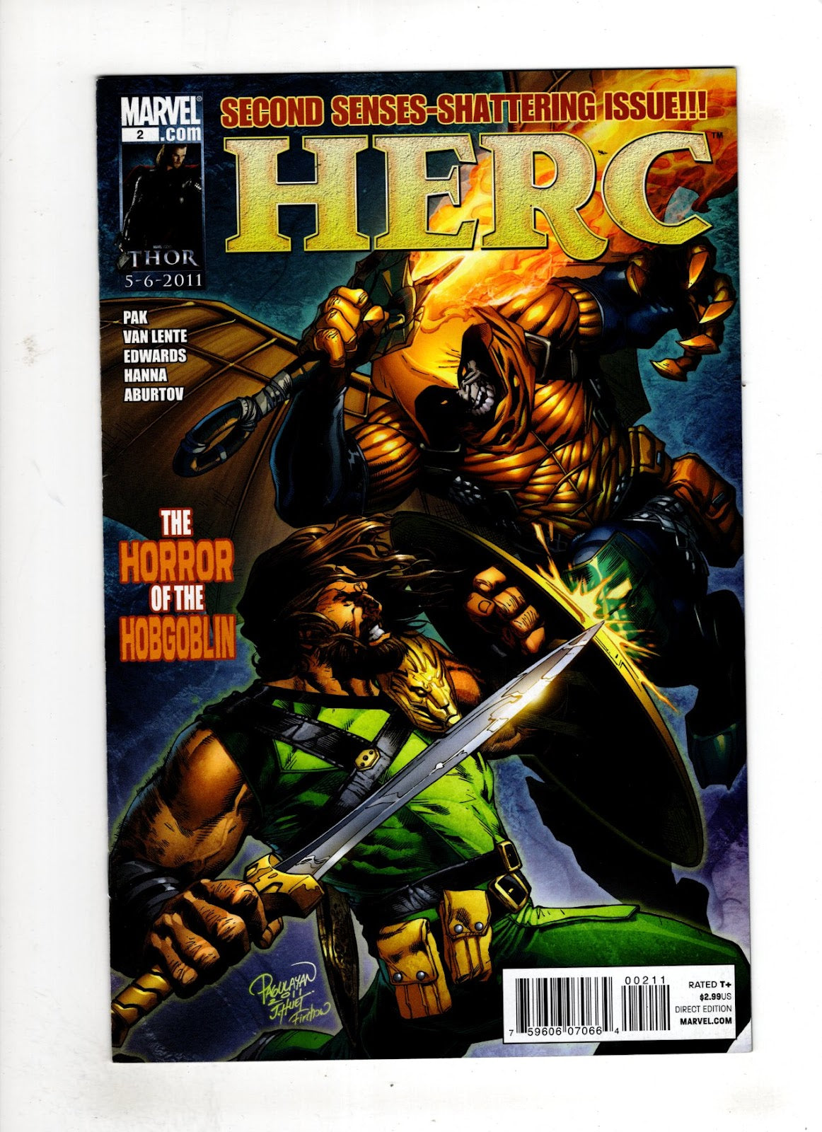 Herc #2 (2011) Marvel Comics comics online in Toronto – Knowhere