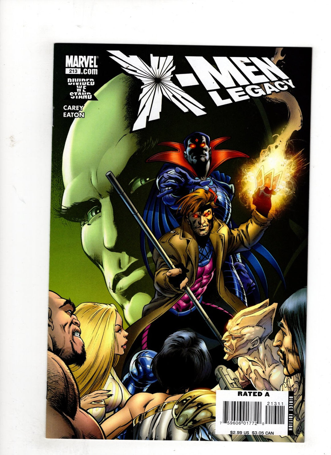 X-Men: Legacy, Vol. 1 #213 (Cvr A) (2008) Alan Davis Marvel Comics ...