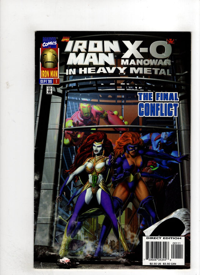 Iron Man / X-O Manowar: In Heavy Metal #1 (1996) Marvel Comics comics ...