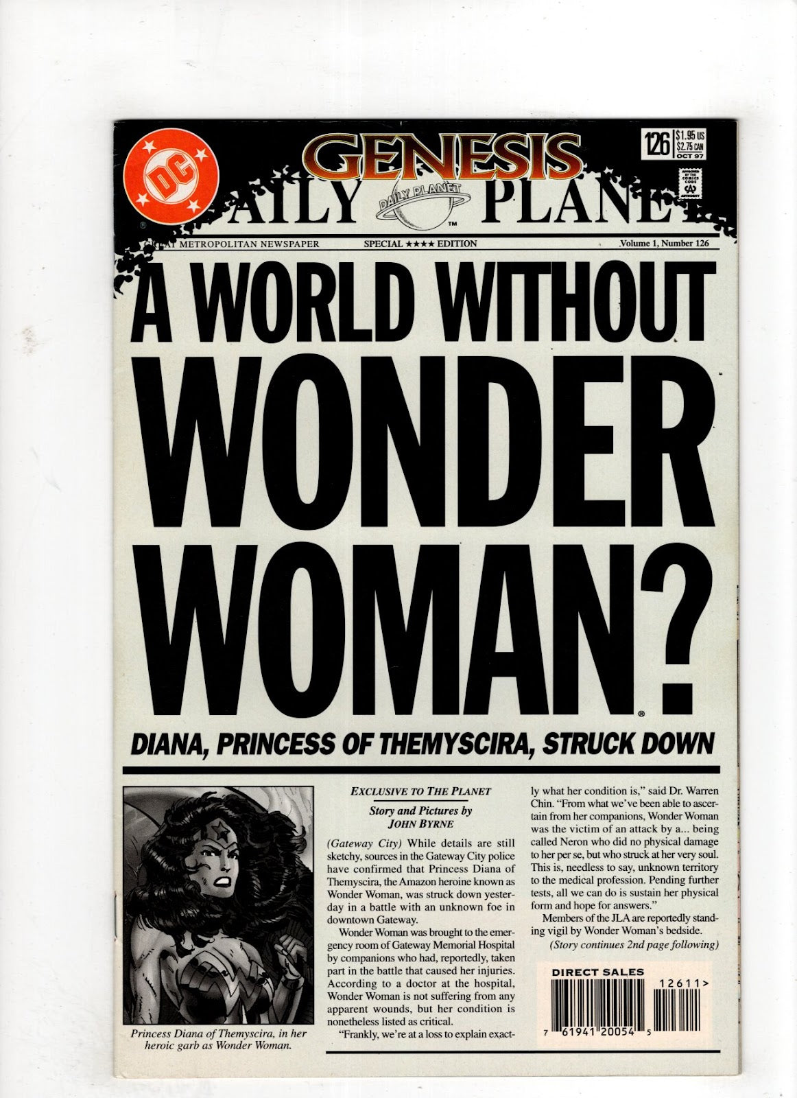 Wonder Woman, Vol. 2 #126 (1997) DC Comics comics online in Toronto ...