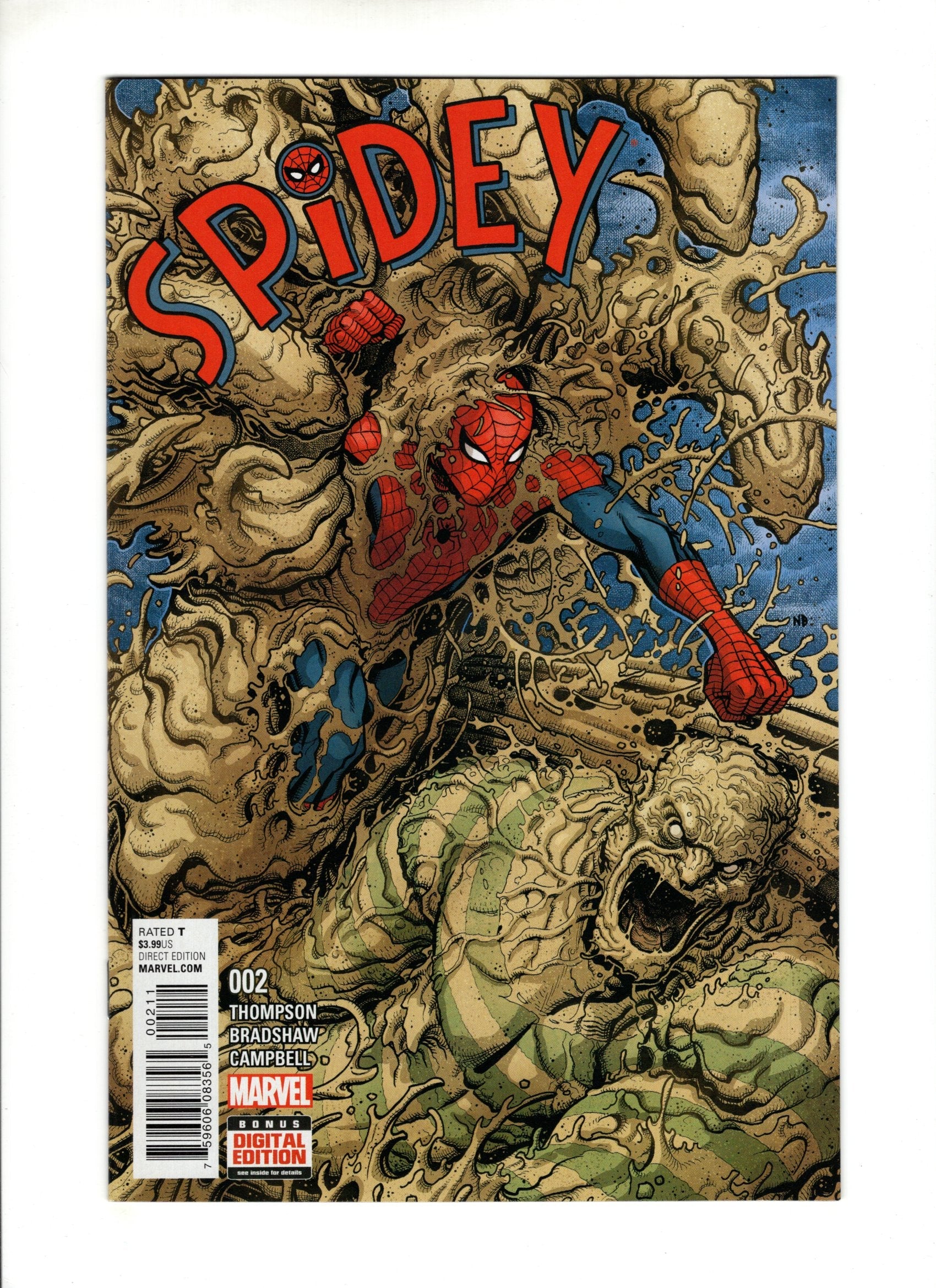 Spidey, Vol. 1 #2 (Cvr A) (2016) Nick Bradshaw Cover Marvel Comics ...